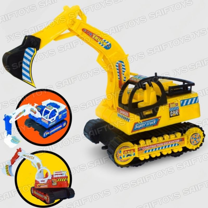 Jual Mainan Truk Bego Excavator / Mainan Excavator Beko Besar / Mainan ...