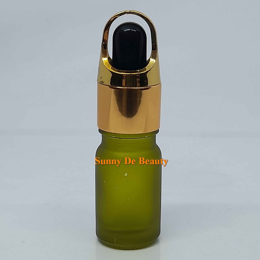 Jual Botol Kaca 5 ml Olive Frosted Br Tutup Alumunium Topi Pipete ...