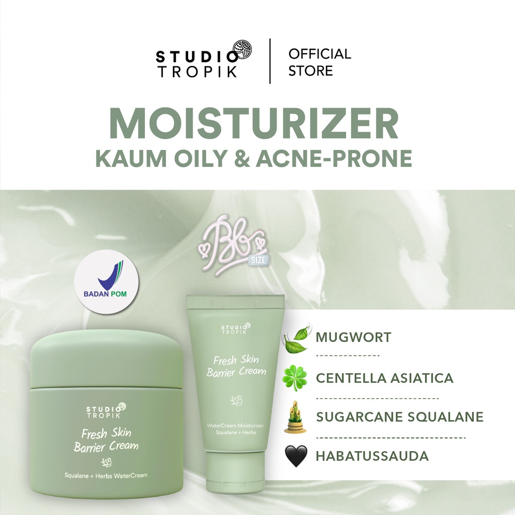 Jual STUDIO TROPIK Fresh Skin Barrier Cream / STUDIO TROPIK Rich Skin ...
