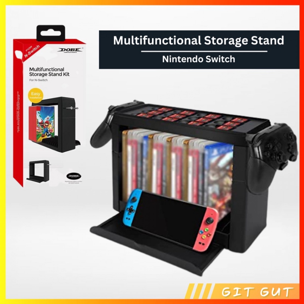 Jual Nintendo Switch Rak Rack Storage Tempat Penyimpanan Holder V1 V2 ...