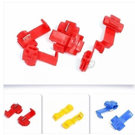 Jual Konektor Kabel Jumper Snap Scotch Lock Pengaman Kabel - Merah ...