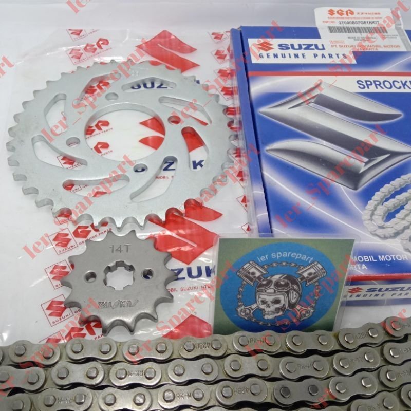 Jual GEAR / GIR SET SUZUKI SMASH LAMA NEW TITAN SHOGUN 110 SHOGUN 125 (COD) | Shopee Indonesia