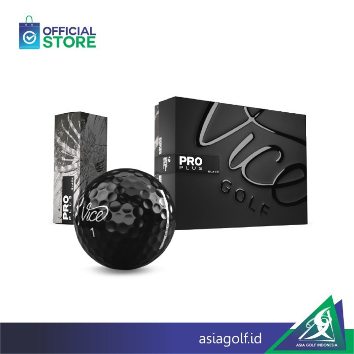 Jual Golf Ball Vice Pro Plus Black | Bola Golf 1 Box | 4 Slv | Shopee ...