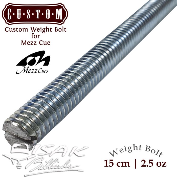 Jual Custom Weight Bolt Mezz Cue - 2.3 oz Baut Besi Pemberat Stick ...