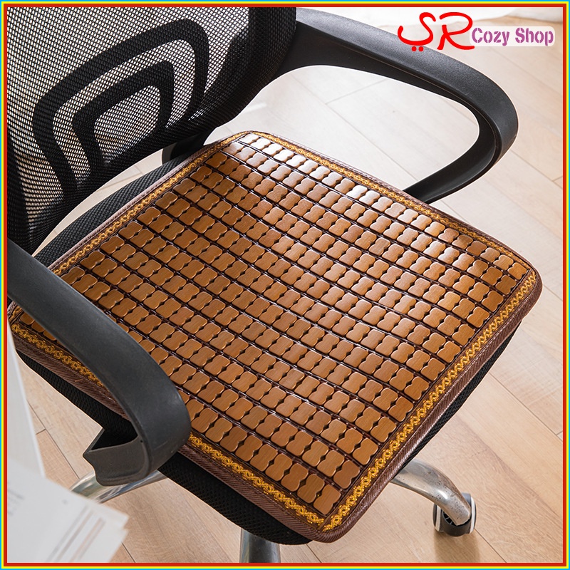 Jual SR Cozy Alas Duduk Kursi Bambu Alas Dudukan Bambu Kursi Mobil ...