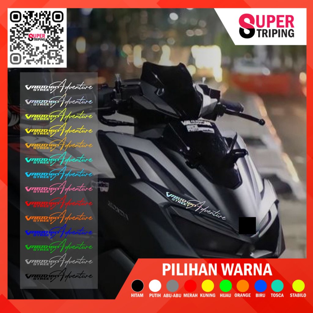 Jual Cutting Sticker VARIO 160 - Stiker Lis Variasi Motor Honda Street ...