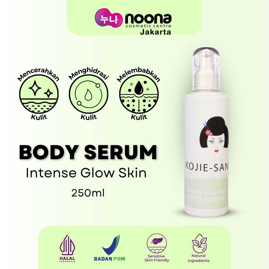 Jual KOJIE SAN BODY SERUM INTENSE GLOW SKIN 250ML | Shopee Indonesia