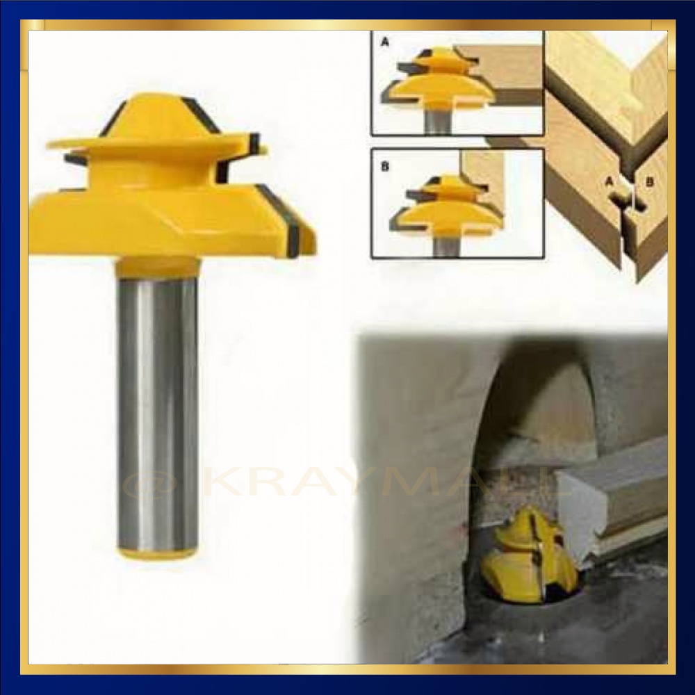 Jual Mata Bor Drill Bit 45 Degree Lock Mitter Bit Milling 6mm MC01005 ...