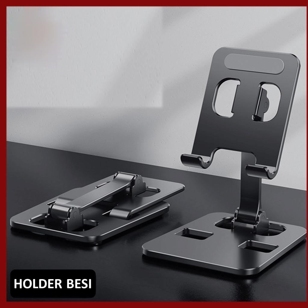 Jual HD65 Holder Hp Meja Full Besi HD-65 Stand Phone Holder Lipat ...