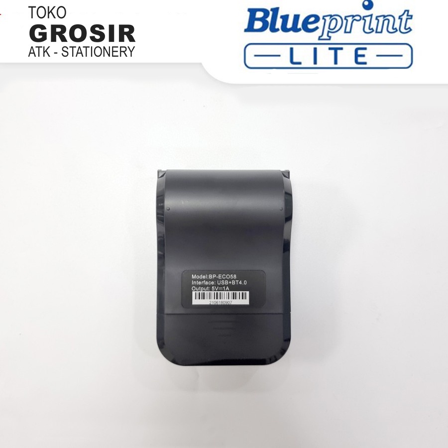 Jual ECO58 Mini Printer Thermal 58MM Bluetooth Struk Nota Kasir PPOB Portable BLUEPRINT Baterai ...
