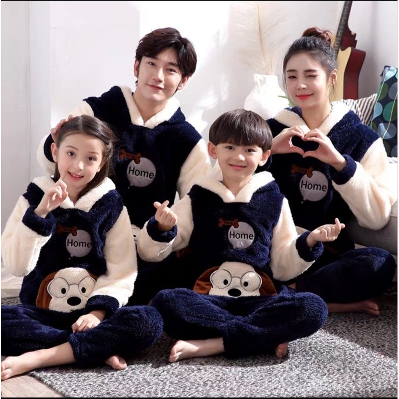 Jual SETELAN PIYAMA SET BAJU TIDUR COUPLE FAMILY SET KELUARGA KEMBAR ...