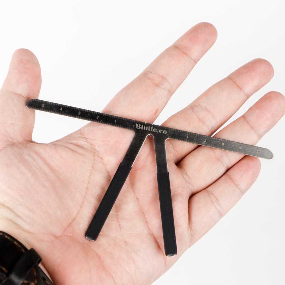 Jual Penggaris Cetakan Alis Simetris Eyebrow Balance Ruler Measure ...