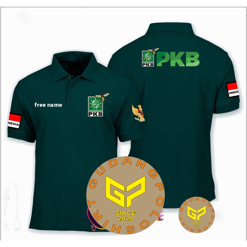 Jual Poloshirt / Kaos Kerah MODEL POLO PARTAI PKB - PARTAI KEBANGKITAN ...