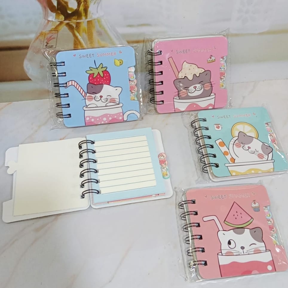Jual BUKU TULIS SPIRAL KARAKTER / NOTES NOTEBOOK DIARY DIARI MOTIF ANAK ...