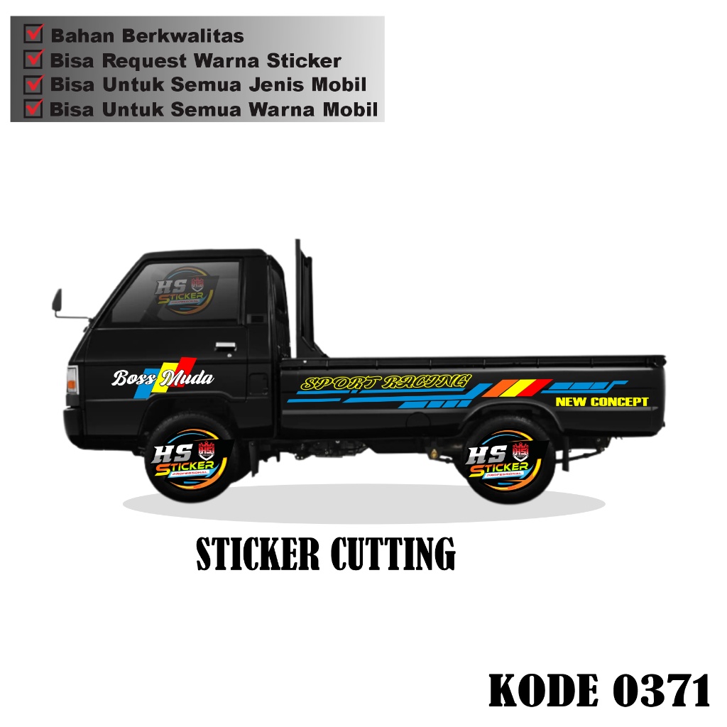 Jual STIKER MOBIL L300 TERBARU CUTTING STICKER LIST TERBARU GRANMAX ...
