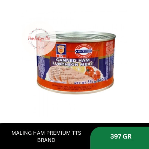 Jual MALING HAM PREMIUM TTS BRAND 397GR (PORK LUNCHEON MEAT/NON HALAL ...