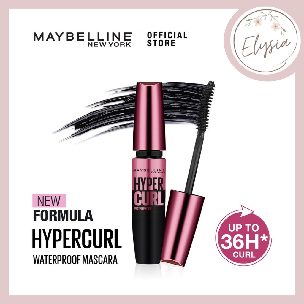 Jual Maybelline Hypercurl Volum Express Waterproof ( BPOM Original 100% ...