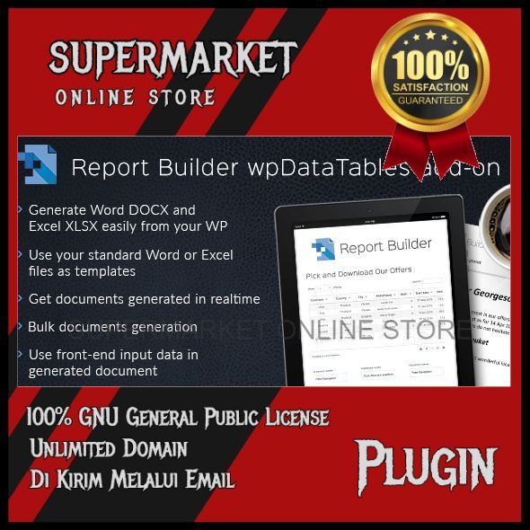 Jual Report Builder add-on for wpDataTables – Generate Word DOCX and ... Jual Report Builder add-on for wpDataTables – Generate Word DOCX and ...