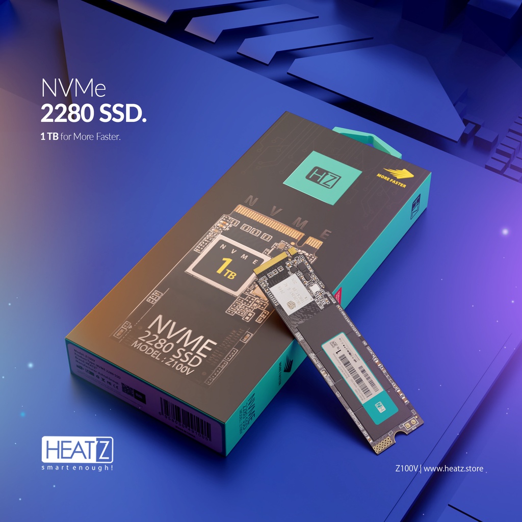Jual GARANSI 5 TAHUN - HEATZ SSD M.2 NVMe 2280 SSD High Speed | Shopee ...