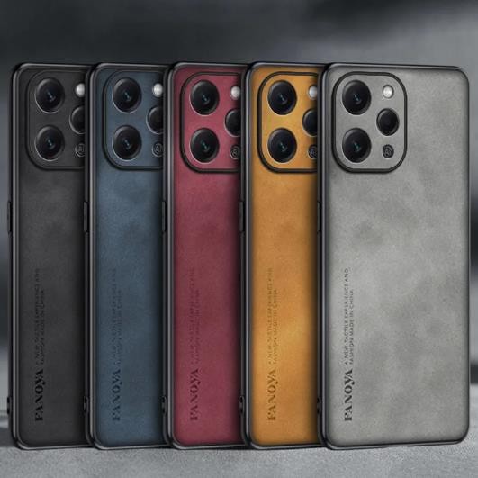 Jual CASE XIAOMI REDMI 12 FANOYA PREMIUM NAPPA LEATHER SOFT CASE ...