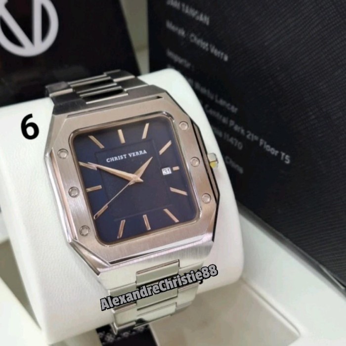 Jual Christ Verra Pria CV 922289G Stainless Original | Shopee Indonesia