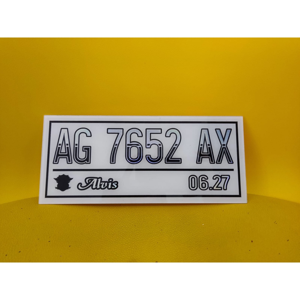 Jual Plat Nomor Akrilik Custom Plat Nomor Variasi Plat Nomor Motor ...
