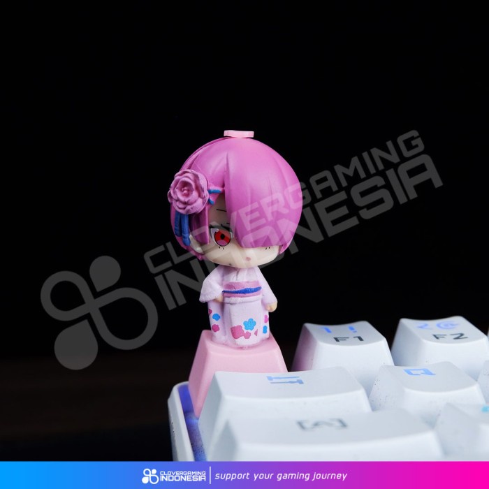 Jual Keycaps Re:Zero Ram Rem Emilia - Re Zero Mechanical Keyboard - Ram ...