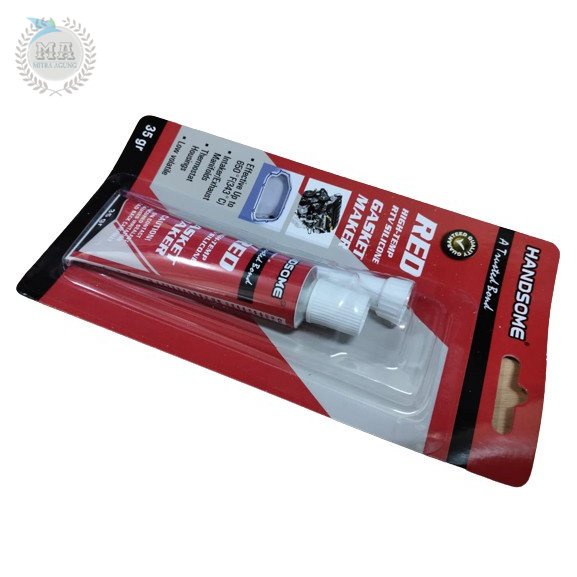 Jual Lem High Temp Red Silicone Sealant 35gr Handsome Lem Gasket ...
