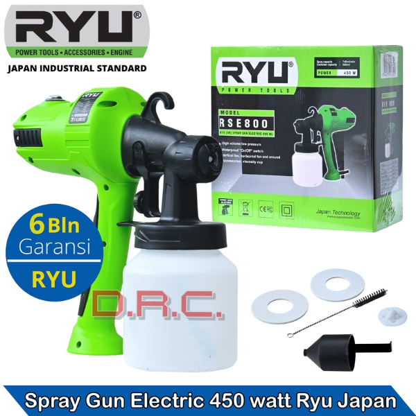 Jual RYU RSE 800 Mesin Semprot Cat Listrik HVLV Electric Paint Spray ...