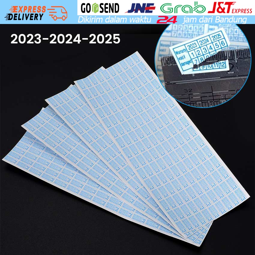 Jual 150Pcs Sticker Segel Garansi 2023-2025/ Stiker Label Pengaman ...