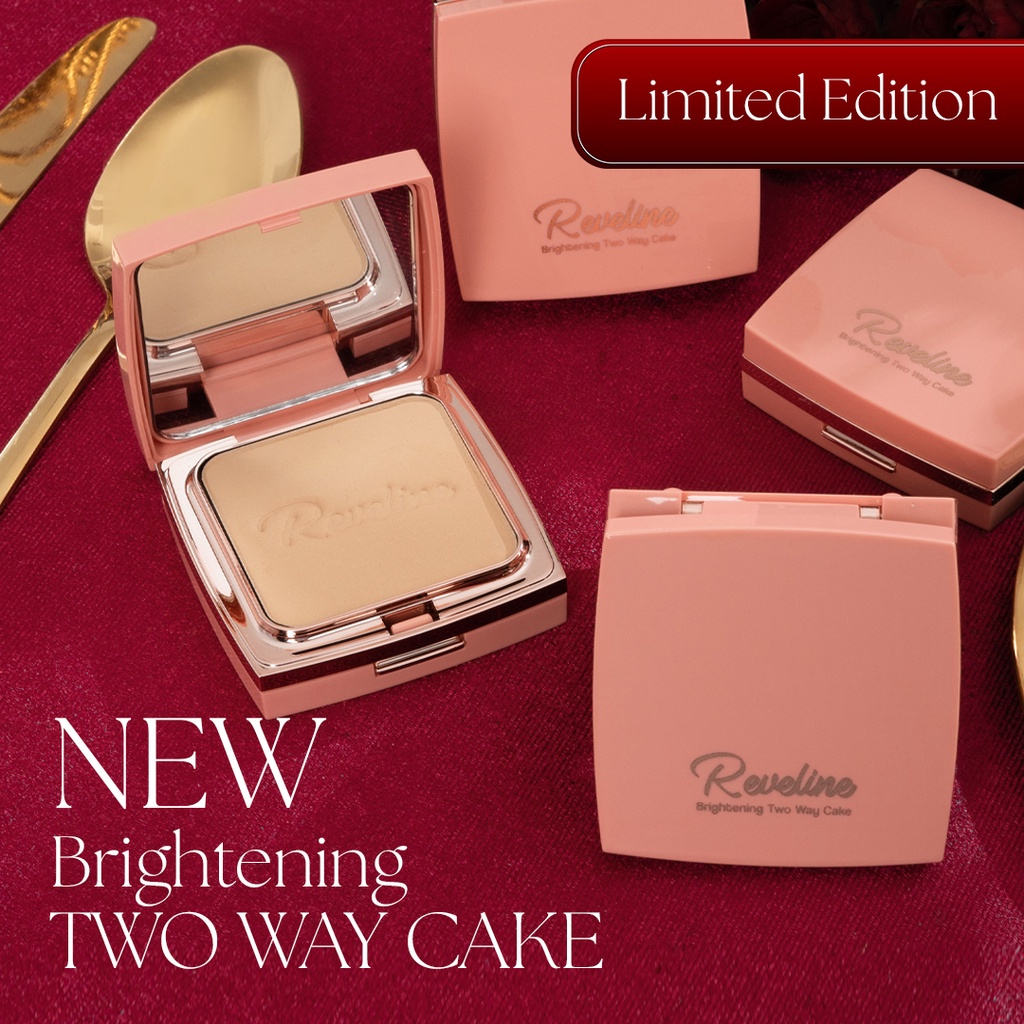 Jual REVELINE Brightening Two Way Cake | Bedak Padat TWC [Limited ...