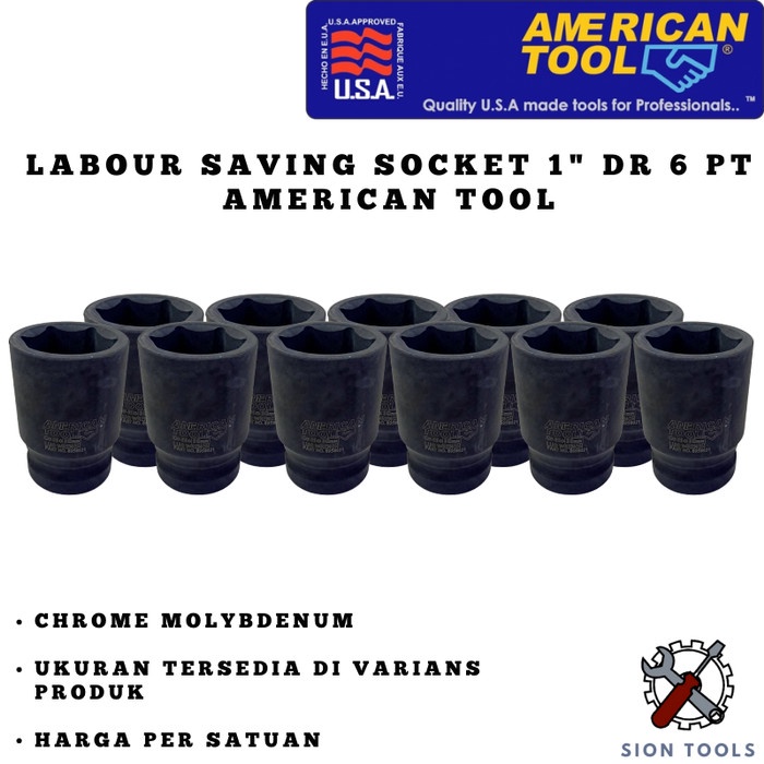 Jual AMERICAN TOOL MATA SOCK LABOUR SAVING 20 21 26 27 30 33 38 41 MM ...