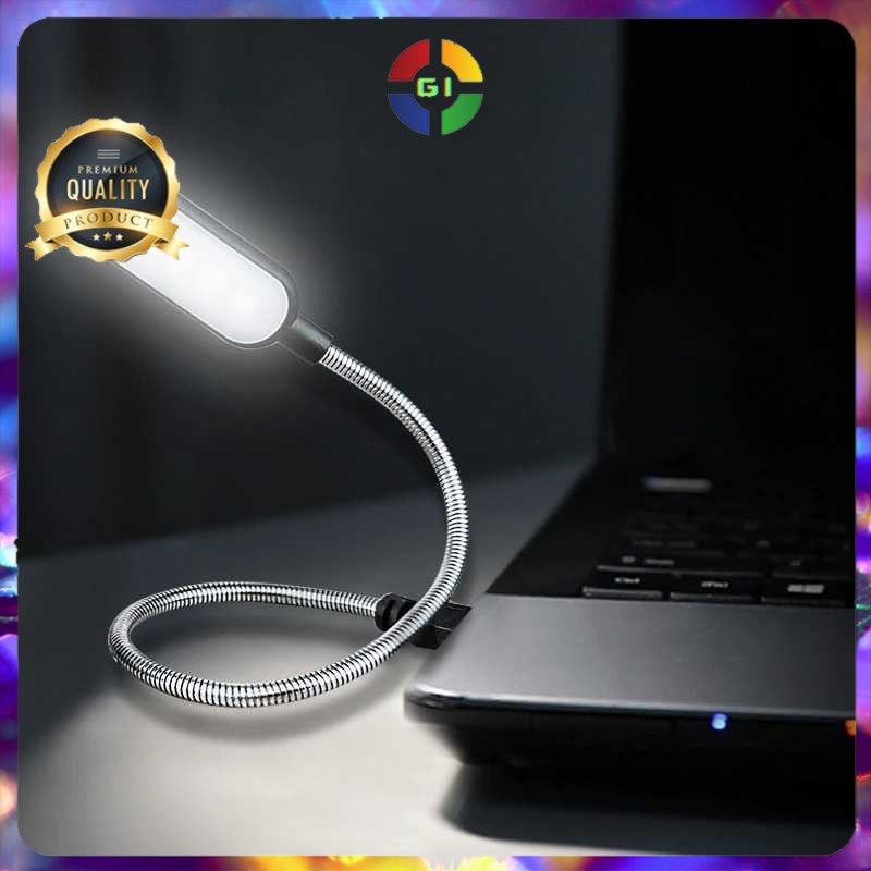 Jual Lampu Baca Mini LED USB Adjustable Cool White 5V Black | Shopee ...