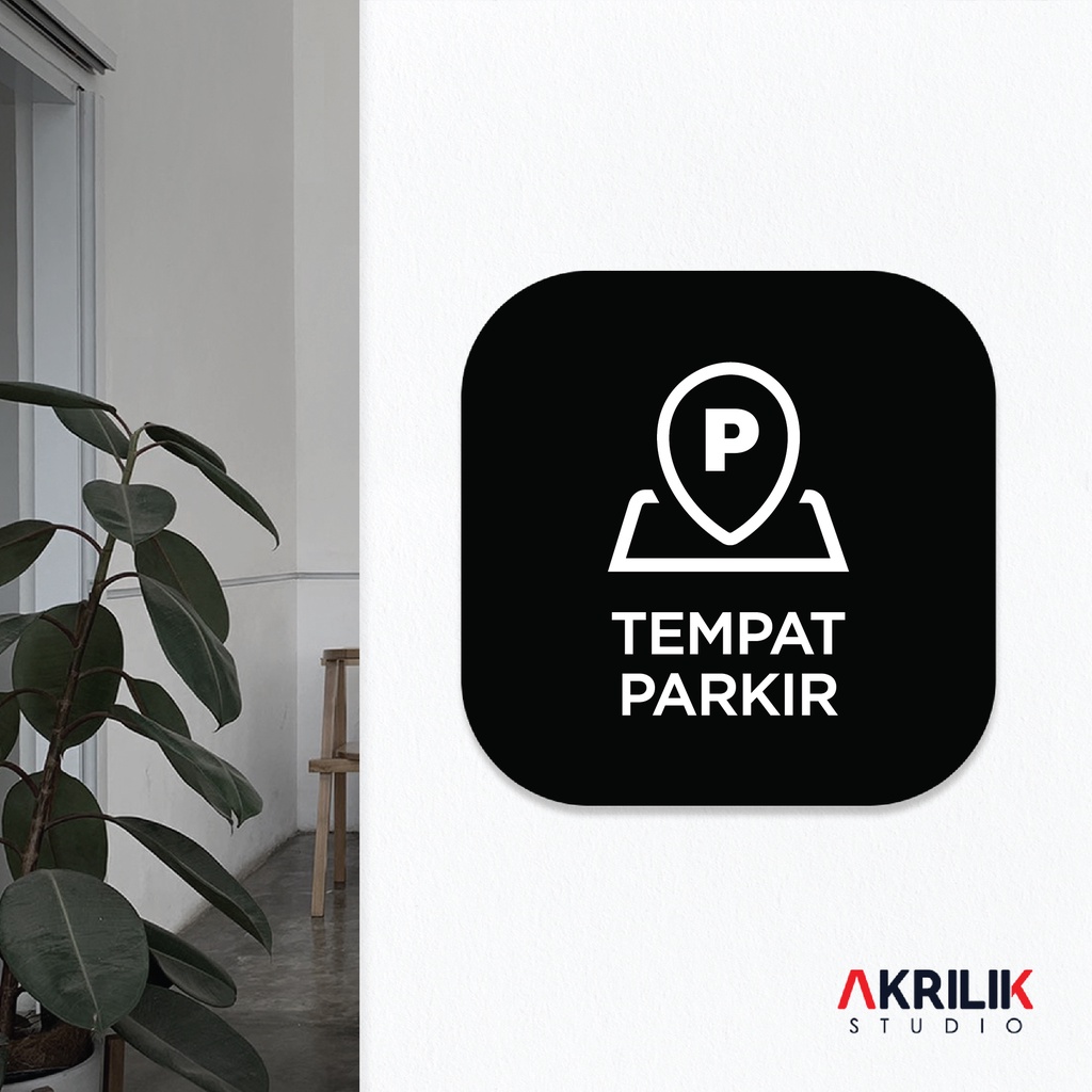 Jual Sign Board Akrilik Tempat Parkir Papan Acrylic Signage Tempel ...