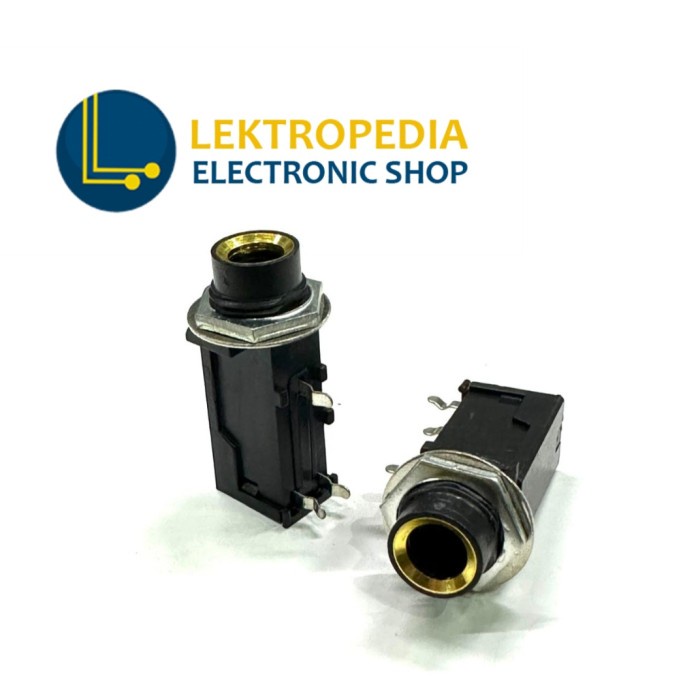 Jual Soket Akai Stereo SEGI 3pin plastik 3 kaki pin Mic Toa Box Socket ...