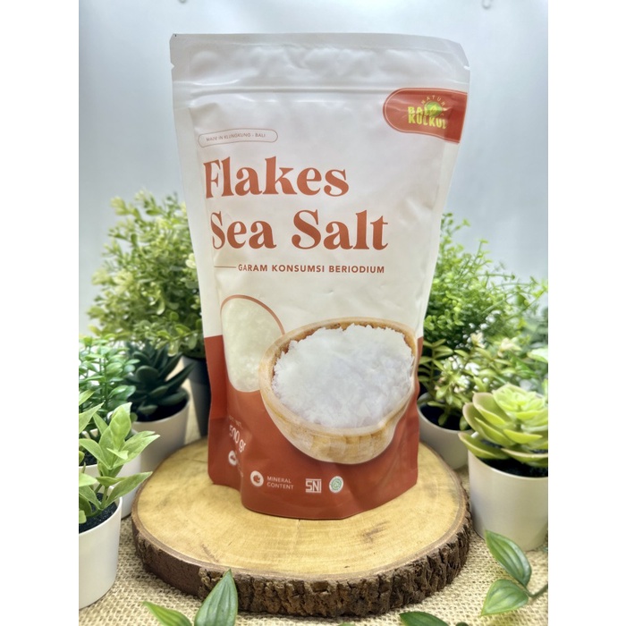 Jual Natural Flakes Sea Salt Bali 500 gram | Shopee Indonesia
