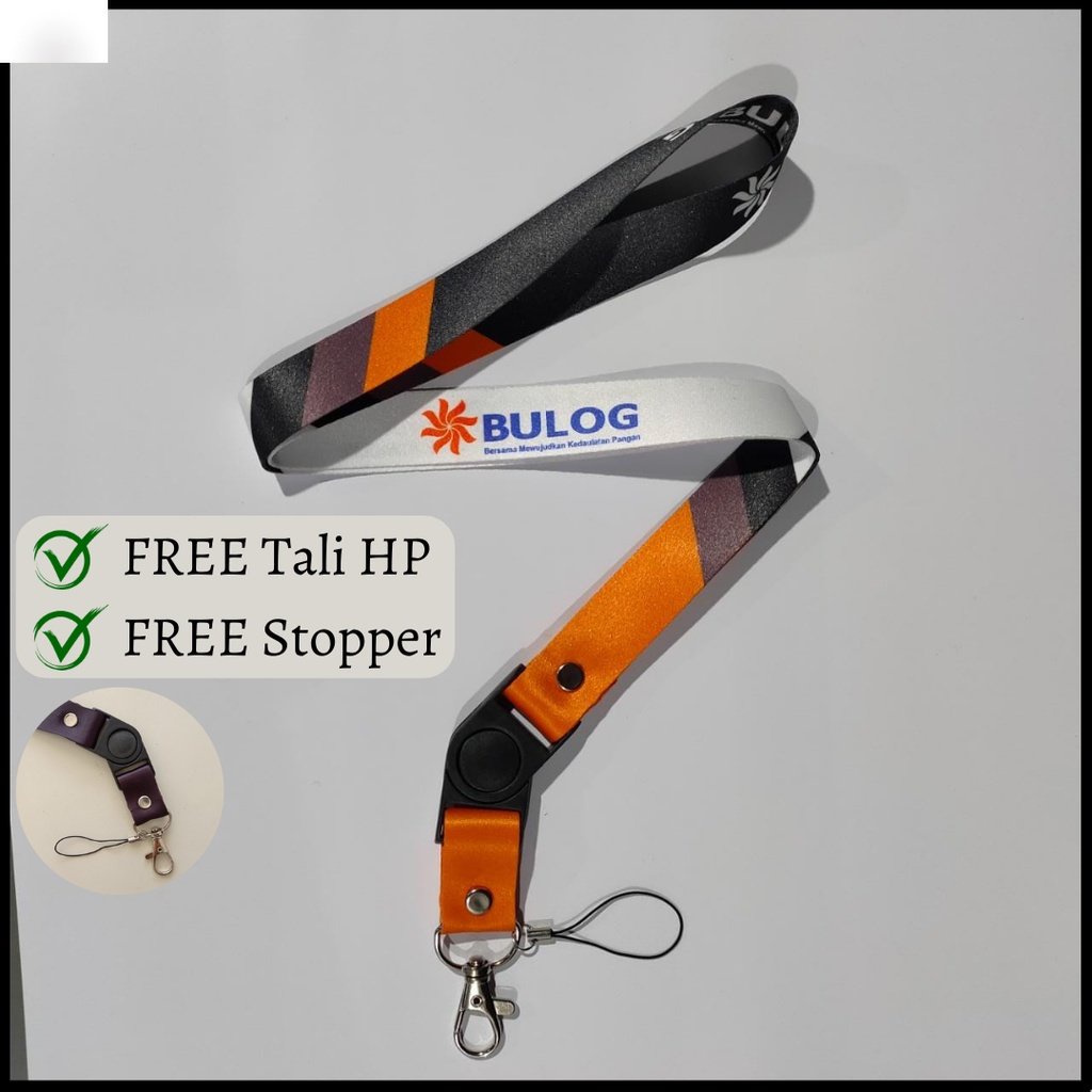 Jual [Bulog] Tali Lanyard Custom / Lanyard Staff Keplek Tali Custom ...