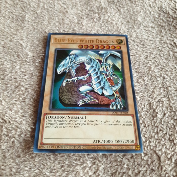 Jual Kartu yugioh blue eyes white dragon ultra rare lc01 25th anniversary | Shopee Indonesia