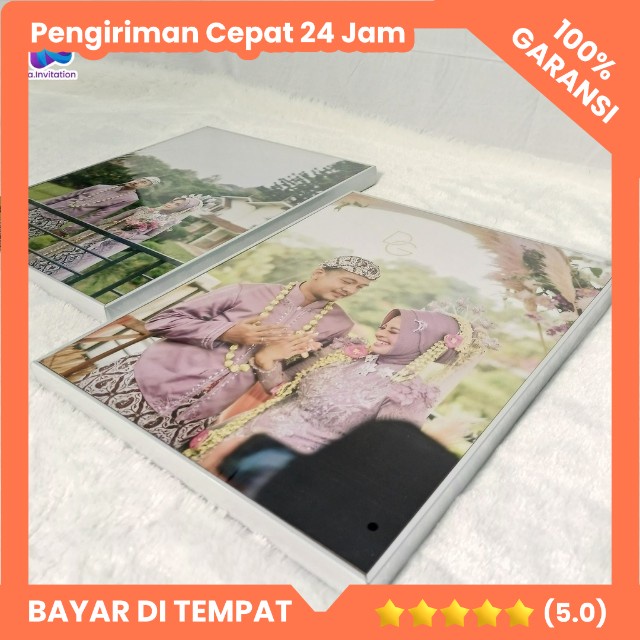 Jual CETAK FOTO BINGKAI 17R+ 30X45 CM (LEBIH BESAR) LAMINASI FRAME FOTO ...