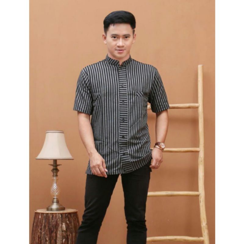 Jual Kebaya dan Sorjan Kemeja Lurik Baju tradisional Baju Adat Kemeja Batik Lengan Panjang ...