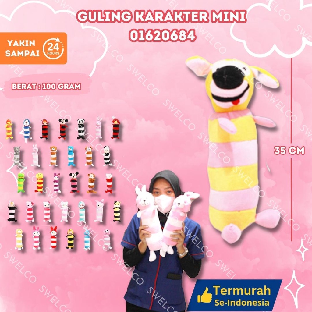 Jual BONEKA GULING MINI KARAKTER ANAK GULING PELANGI BELANG | Shopee ...