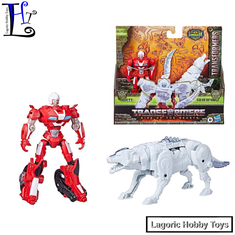 Jual Transformers Arcee w SilverFang ROTB Beast Combiners Habro Mainan ...