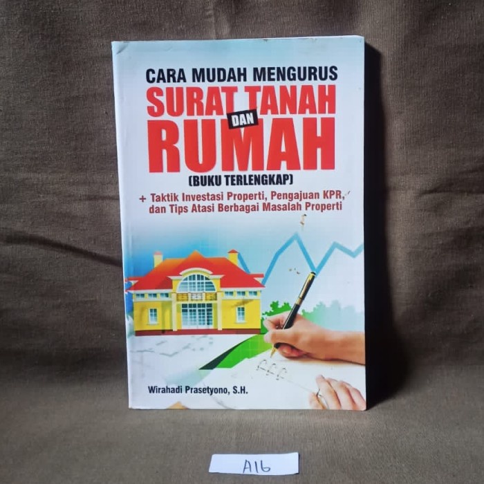 Jual Cara Mudah Mengurus Surat Tanah Dan Rumah (Buku Terlengkap ...