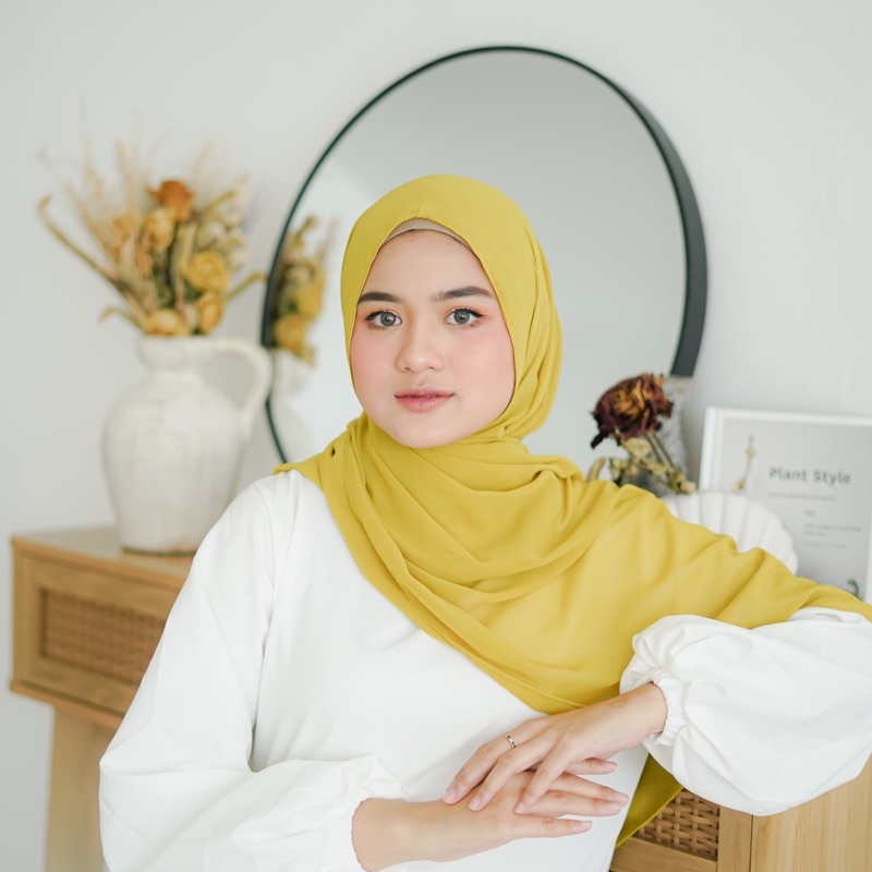 Jual hijab pashmina ceruty babydoll/pasmina ceruty/pashmina ceruty ...