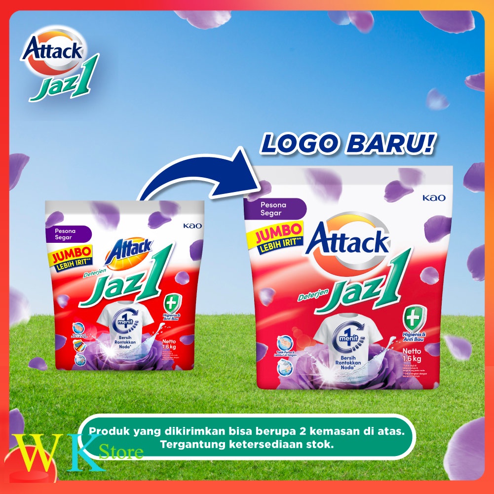 Jual Attack Jaz1 Pesona Segar 1600 G | Shopee Indonesia