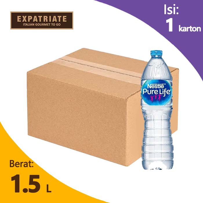 Jual Nestle Pure Life Mineral Water 1500ml (12pcs) | Shopee Indonesia