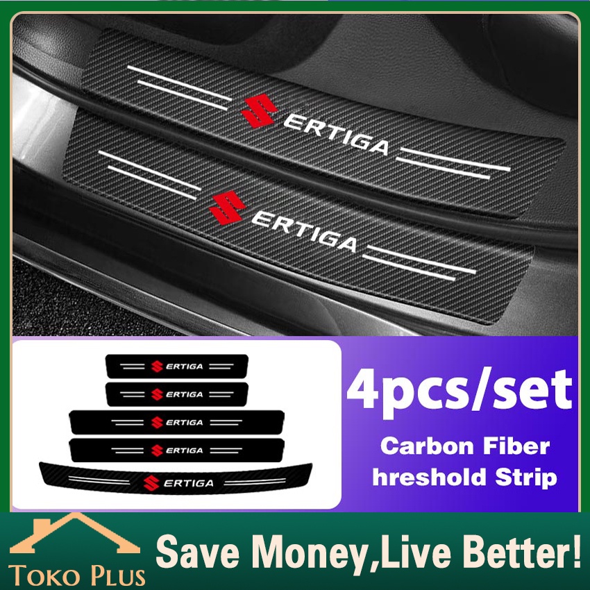 Jual SUZUKI ERTIGA Carbon 3D Door Sill Plate Guard Pelindung Pijakan ...