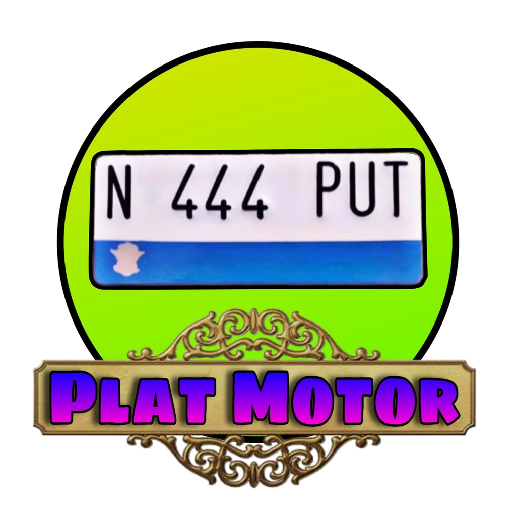 Jual Plat nomor motor Listrik || Warna Putih Biru / Hitam Biru | Shopee ...