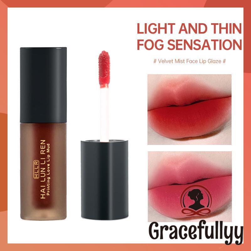 Jual [COD]HLLR Lip Glaze Matte Velvet Lipstik Moisturizing Lip Gloss ...