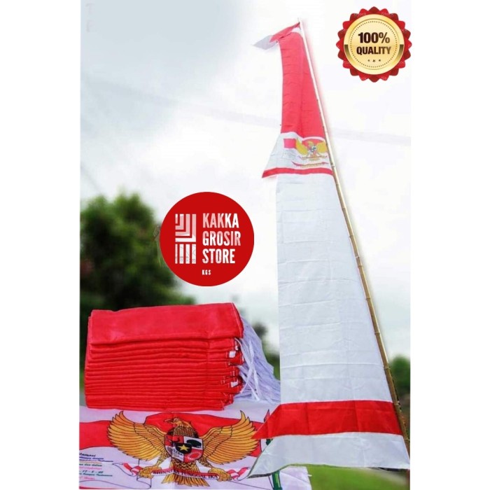 Jual EDD Bendera Umbul umbul warna warni Garuda Tengah Jumbo - merah putih, Jumbo | Shopee Indonesia